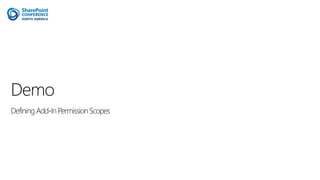 Mastering Modern Authentication and Authorization for SharePoint and Office Applications | PPT