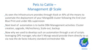 Mastering MongoDB in Kubernetes - Amadeus | PPT