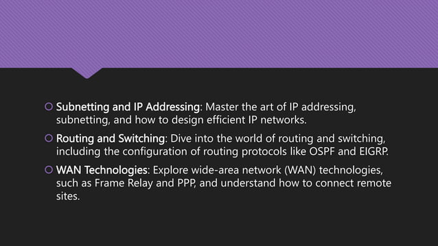 Mastering Networking Fundamentals With Jetkings Ccna Course Pptx Computer Networking