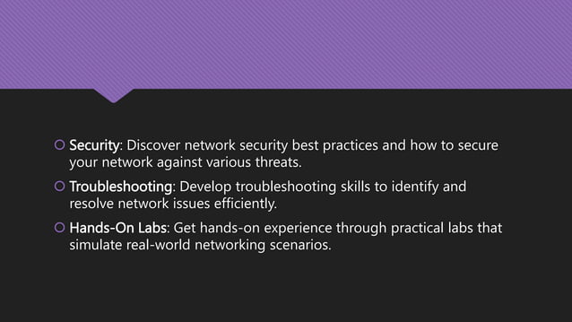 Mastering Networking Fundamentals With Jetkings Ccna Course Pptx Computer Networking