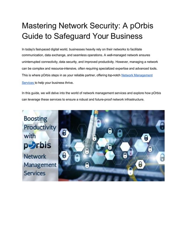 Mastering Network Security A pOrbis Guide to Safeguard Your Business.pptx