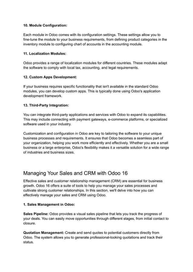 Mastering Odoo 16 A Comprehensive Guide Pdf