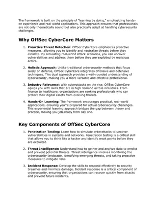 Mastering OffSec CyberCore_ Your Ultimate Guide to Cybersecurity ...