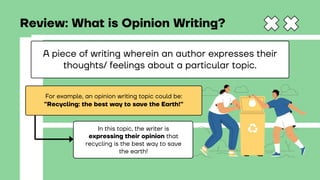 Mastering Opinion Writing Education Presentation in Blue White Simple ...