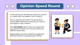Mastering Opinion Writing Education Presentation in Blue White Simple ...