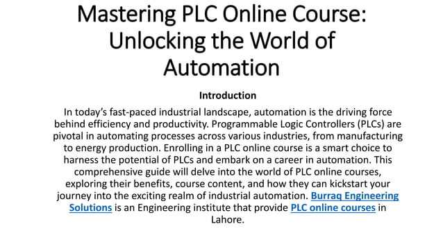 Mastering PLC Online Course.pptx