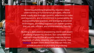 Mastering Plumbing Engineering: Key Principles and Best Practices - Budlong | PPTX