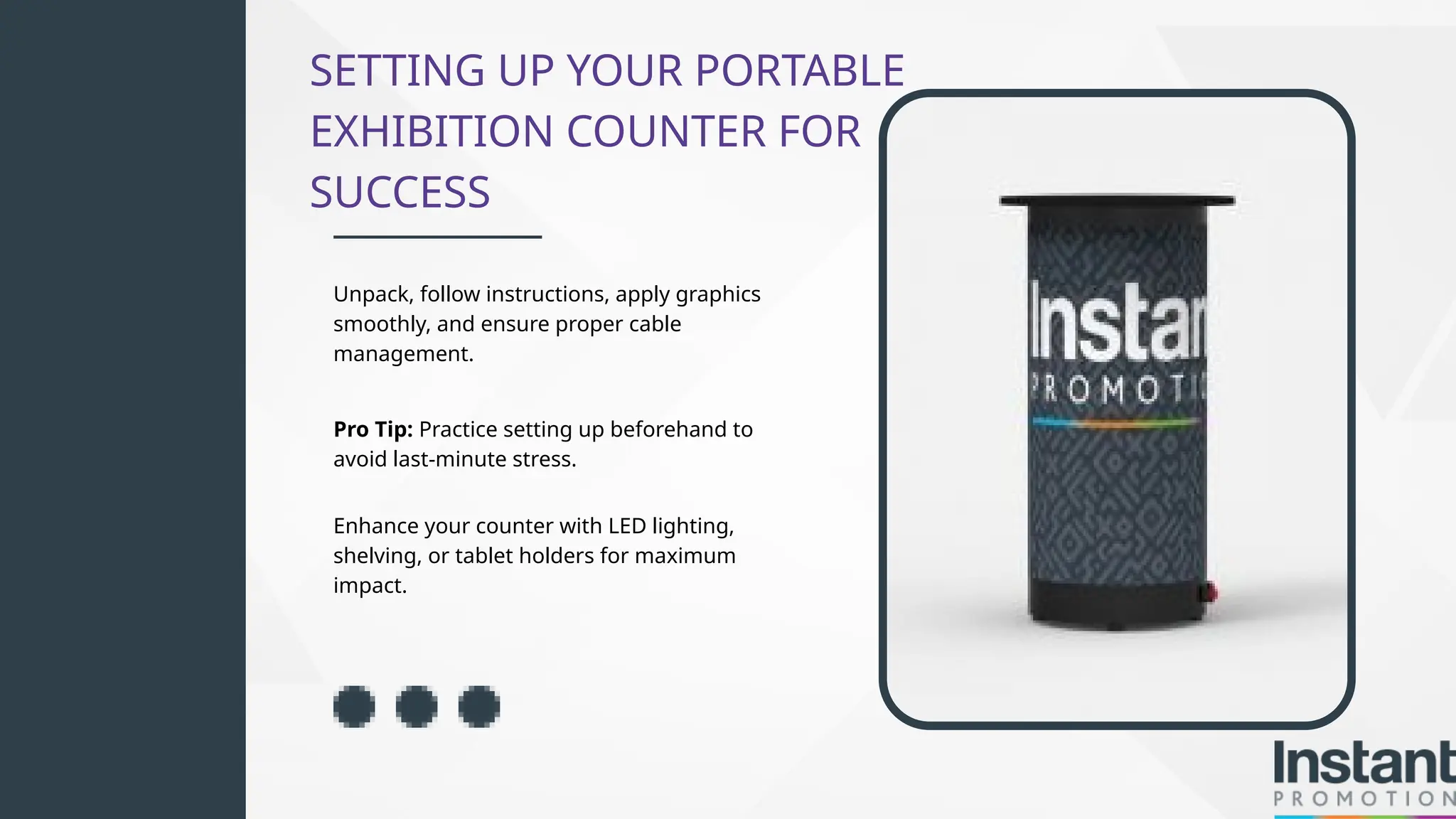 Mastering Portable Exhibition Counters From Setup to Stand-Out Success.pptx