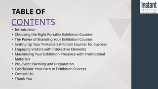 Mastering Portable Exhibition Counters From Setup to Stand-Out Success.pptx