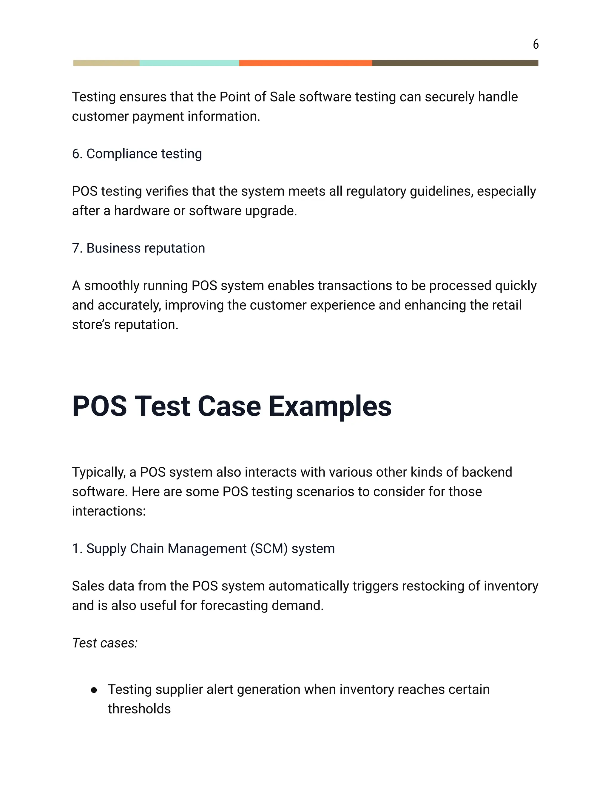 POS Testing in Retail: What to Test and Why It Matters | PDF