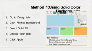 Mastering PowerPoint Backgrounds: Complete Guide to Design & Techniques ...