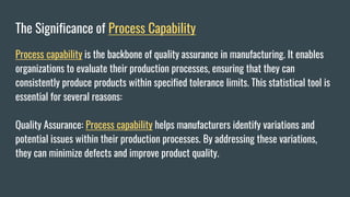 Mastering Process Capability in Manufacturing: A Roadmap to Excellence ...