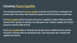 Mastering Process Capability in Manufacturing: A Roadmap to Excellence ...