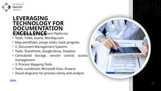 Mastering Process Documentation: Streamline, Standardize, and Scale | PPTX