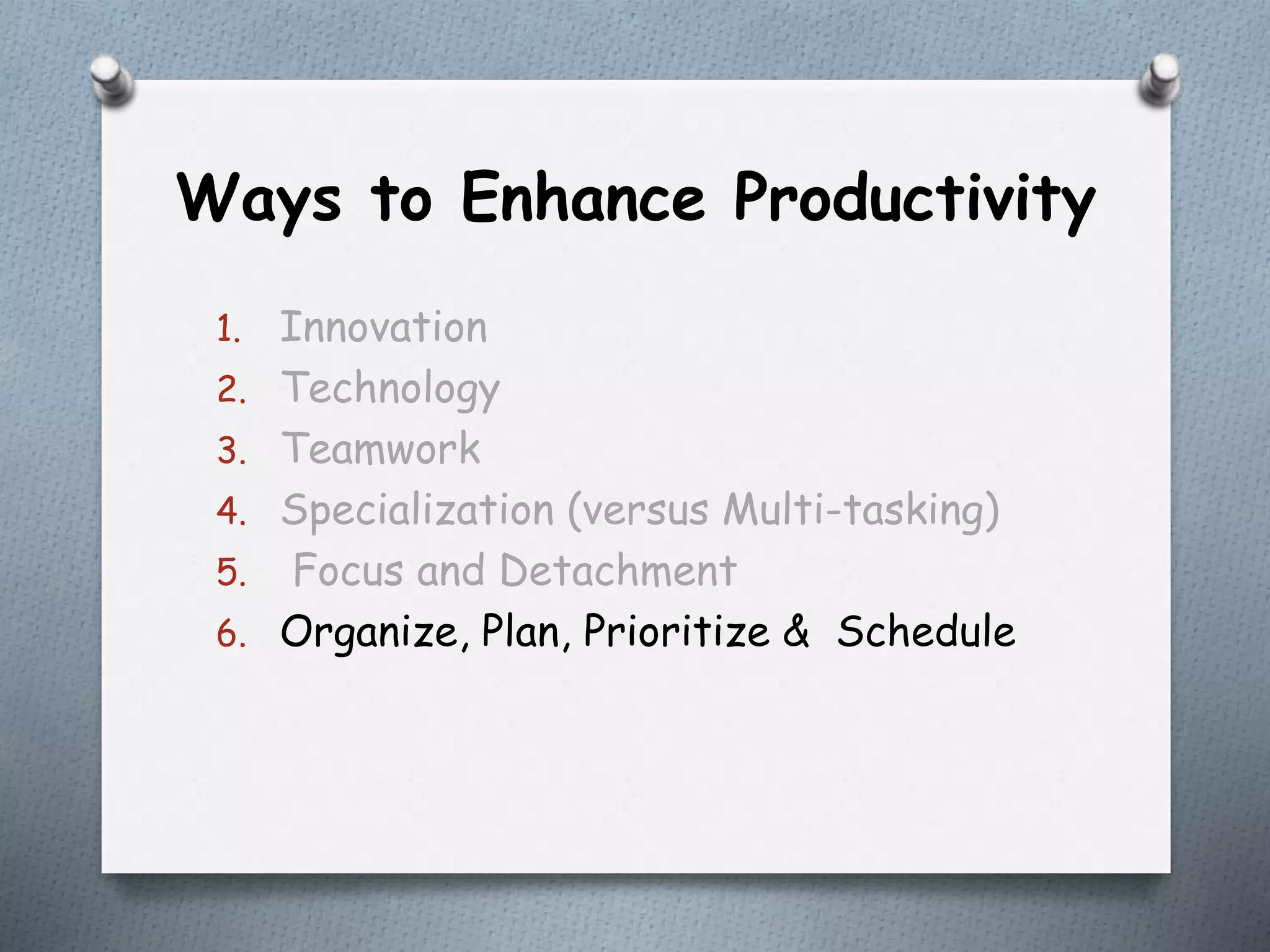 Mastering Productivity - By Mr Francis Ho | PPT