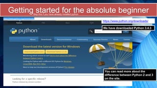 Mastering python lesson1 | PPT
