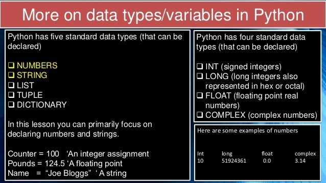 Mastering python lesson1