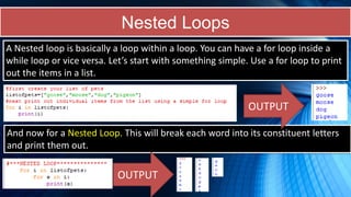 Mastering Python lesson3b_for_loops | PPT