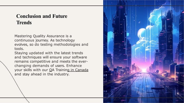 Mastering Quality Assurance a Comprehensive Guide To Software Testing | PPT