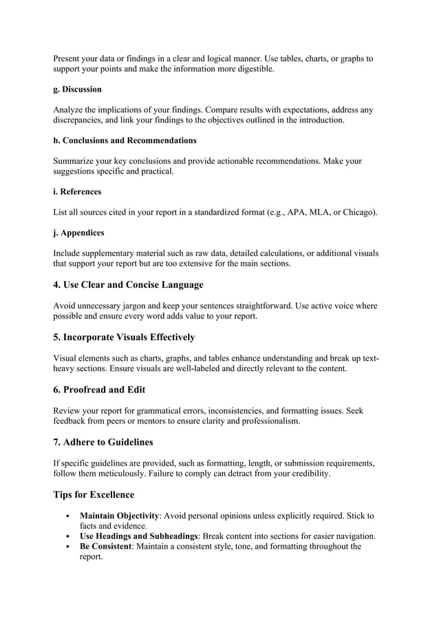 Mastering Report Writing || assignment helpmate | PDF