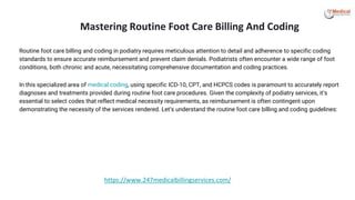 Mastering Routine Foot Care Billing And Coding.pptx