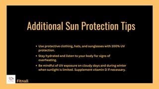 Mastering Safe Sunbathing Tips for Health and Protection. | PPT