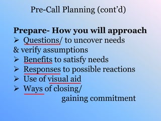 Mastering sales call | PPTX