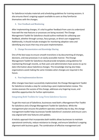 Mastering Salesforce with a Comprehensive Management and Change ...