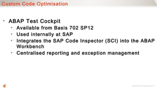 Managing SAP Custom Code | PPT