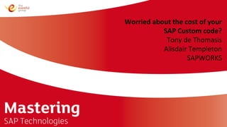 Managing SAP Custom Code | PPT