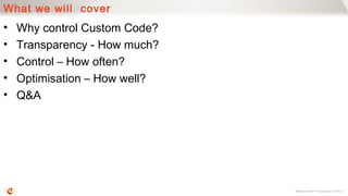 Managing SAP Custom Code | PPT