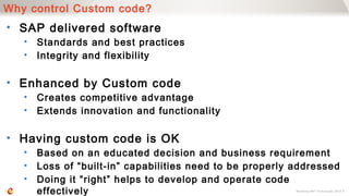 Managing SAP Custom Code | PPT