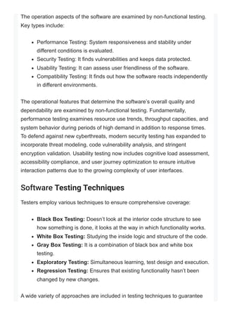 Mastering Software Testing Types, Techniques & Effective Strategies for ...