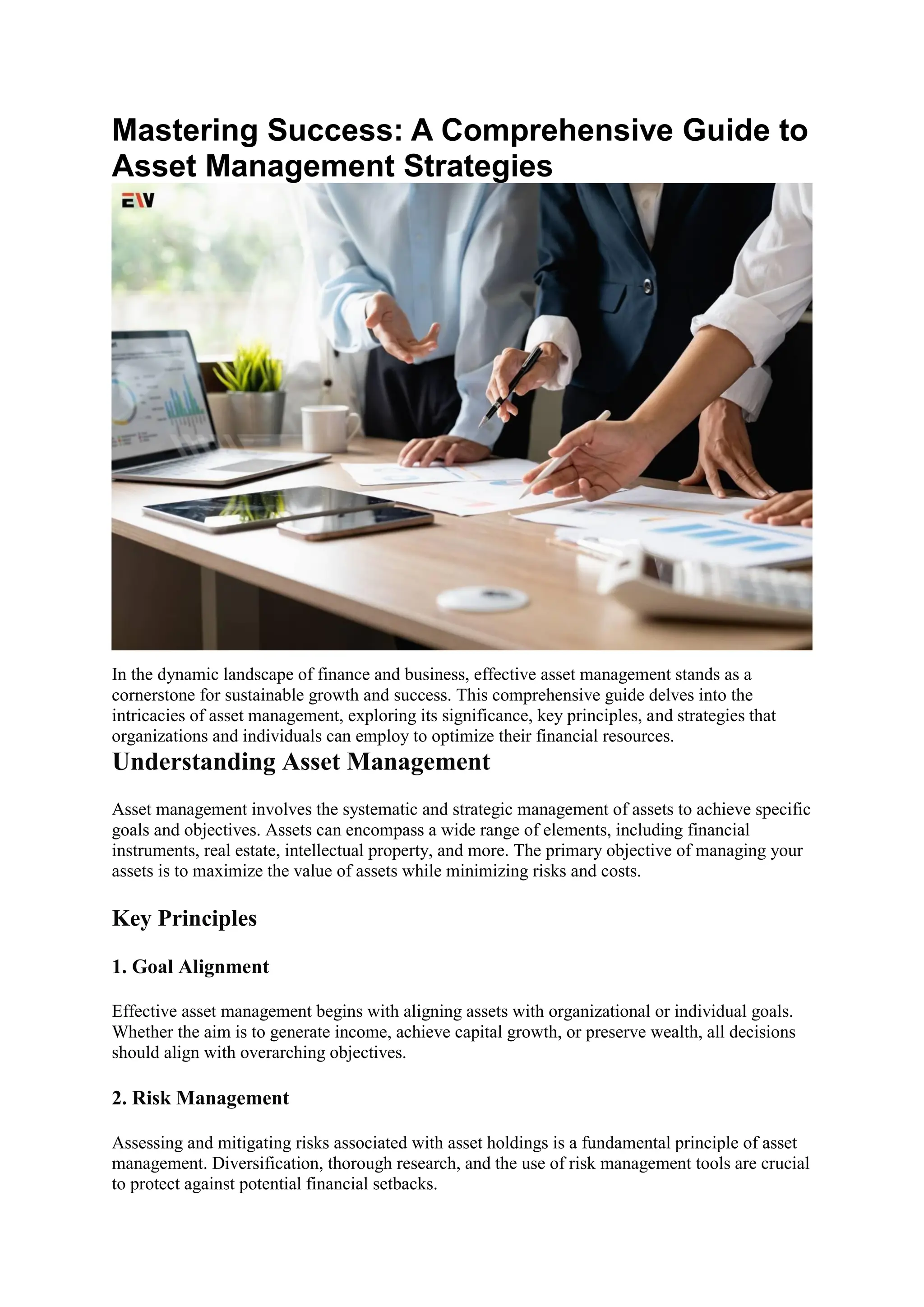 Mastering Asset Management Strategies: A Comprehensive Guide ...