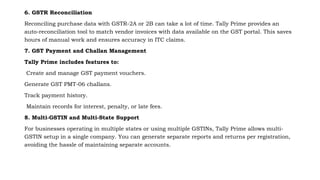 Tally Prime with Advance GST 2.ppt...... | PPT