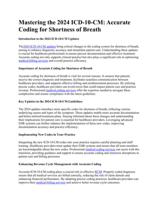 Mastering the 2024 ICD-10-CM Accurate Coding for Shortness of Breath.pdf