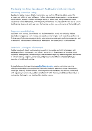 Mastering the Art of Bank Branch Audit.docx