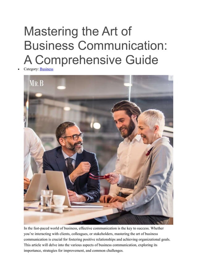 Mastering the Art of Business Communication A Comprehensive Guide.pdf