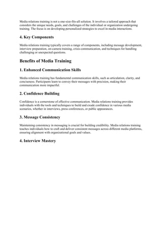 A Comprehensive Guide To Media Training: Mastering the Art of ...