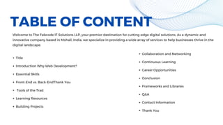 Building a Strong Online Presence: The Essentials of Full Web ...