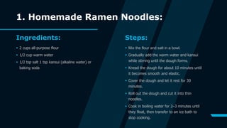 Mastering the Art of Japanese Ramen: A Step-by-Step Guide | PPTX
