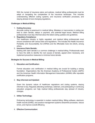 Mastering the Art of Medical Billing: A Comprehensive Guide to Success ...