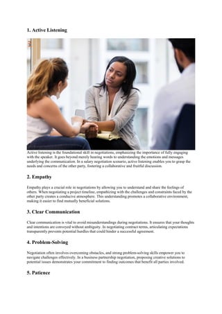 Top 10 Negotiation Skills That Are Important for Success | Future Education Magazine | PDF