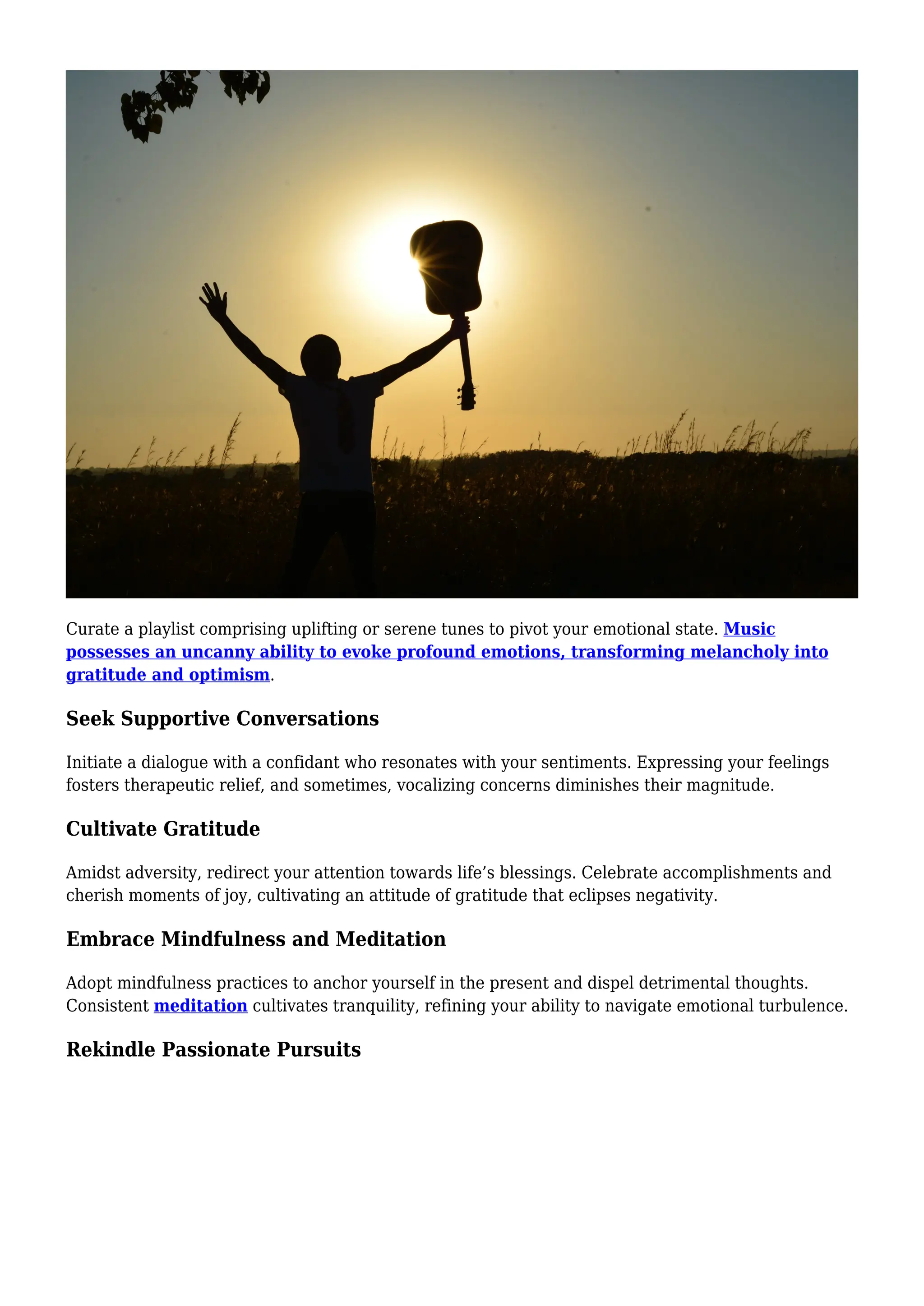 Mastering the Art of Overcoming a Negative Mood | PDF