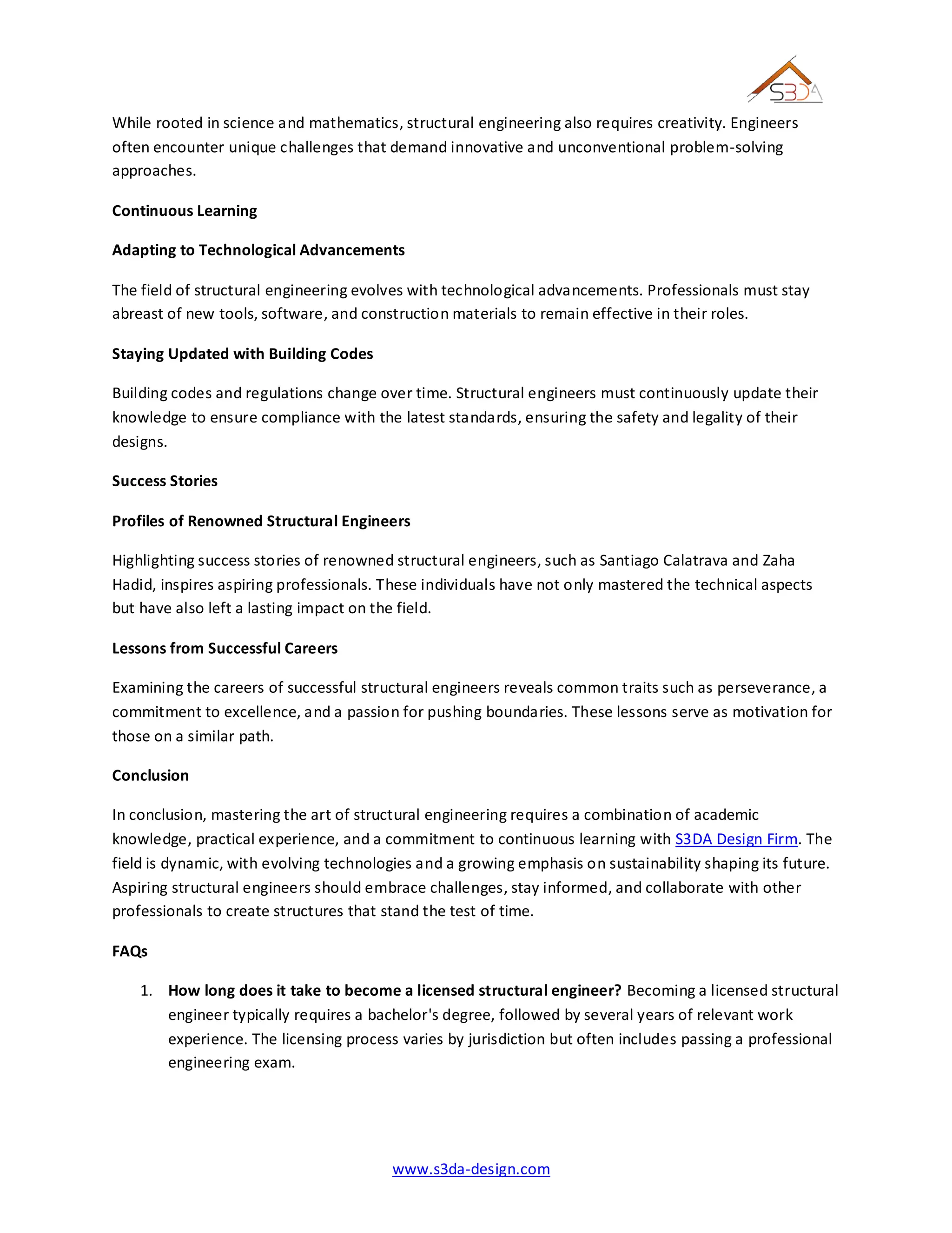 Mastering the Art of Structural Engineering: Principles, Practices, and ...