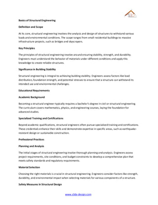 Mastering the Art of Structural Engineering: Principles, Practices, and ...