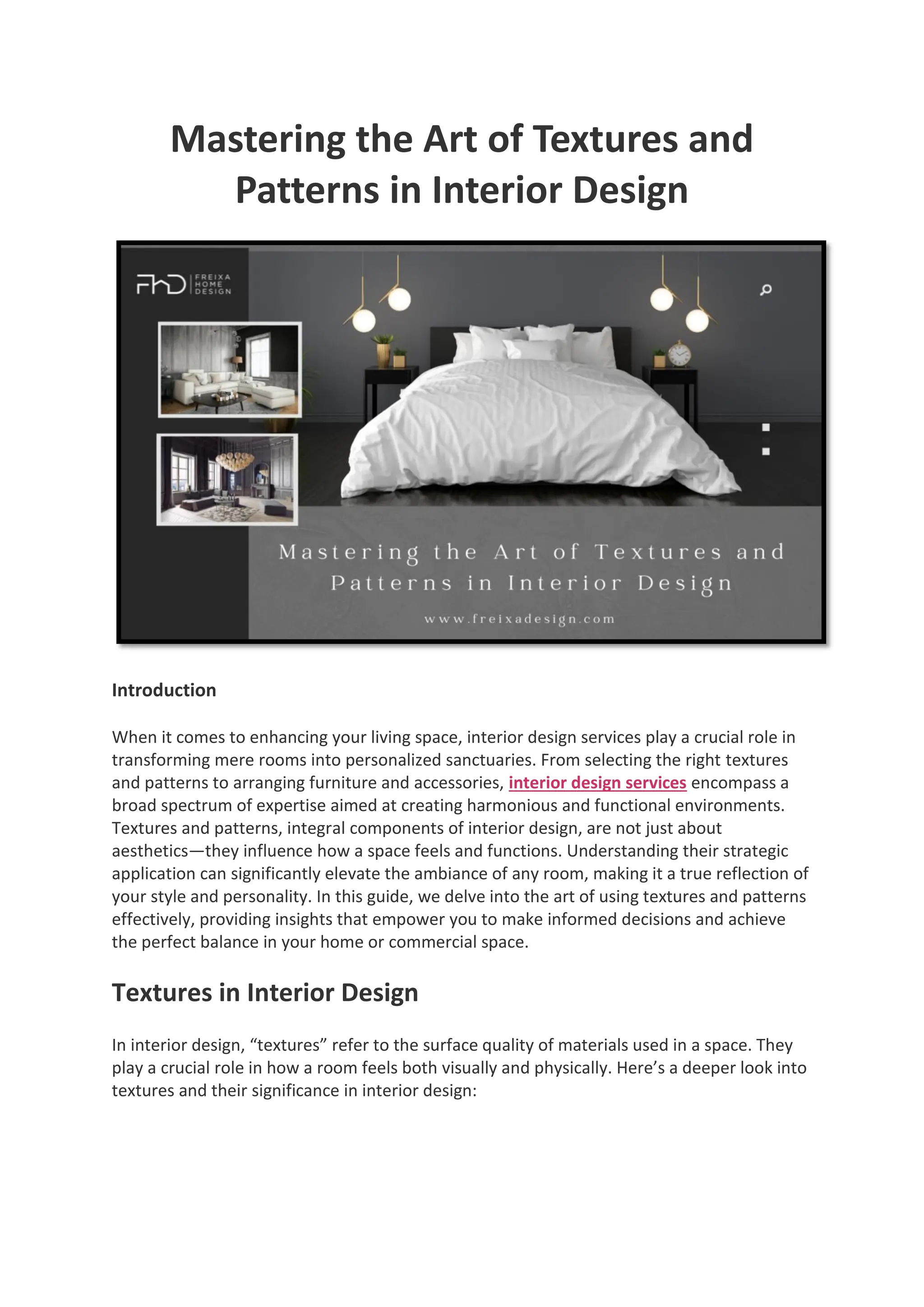Mastering the Art of Textures and Patterns in Interior Design.pdf