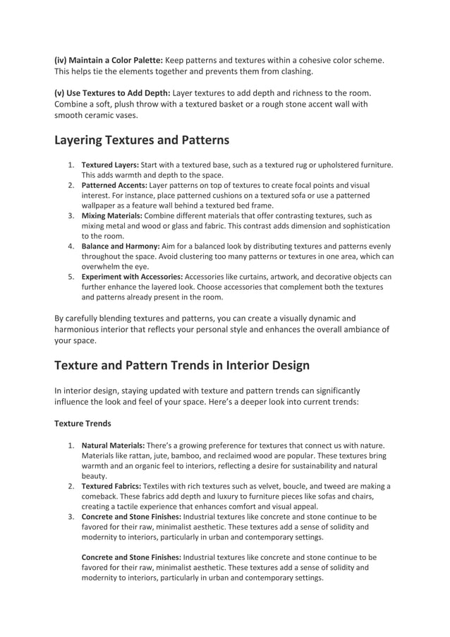 Mastering the Art of Textures and Patterns in Interior Design.pdf