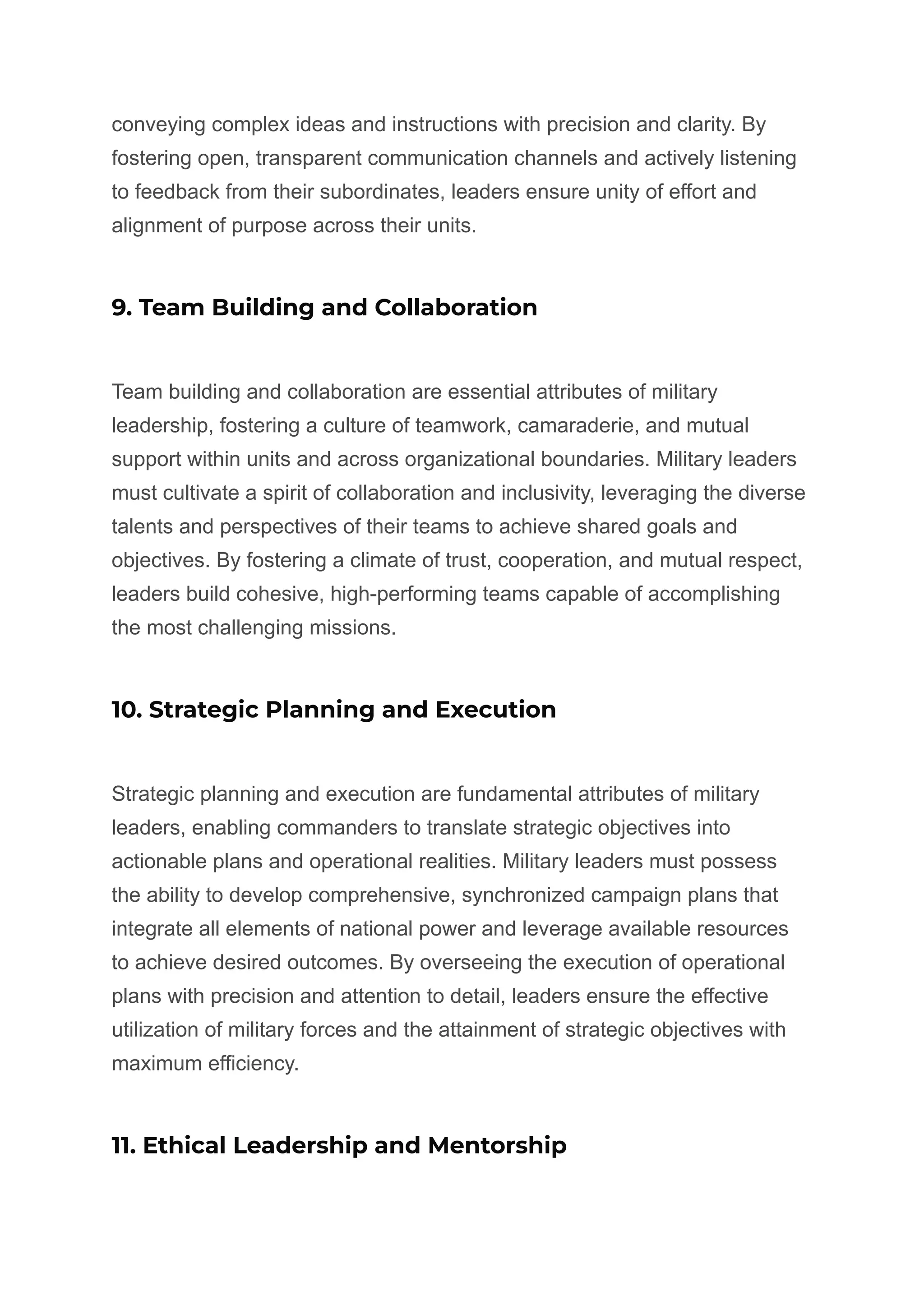 Mastering the Attributes of a Military Leader_ Essential Traits for ...