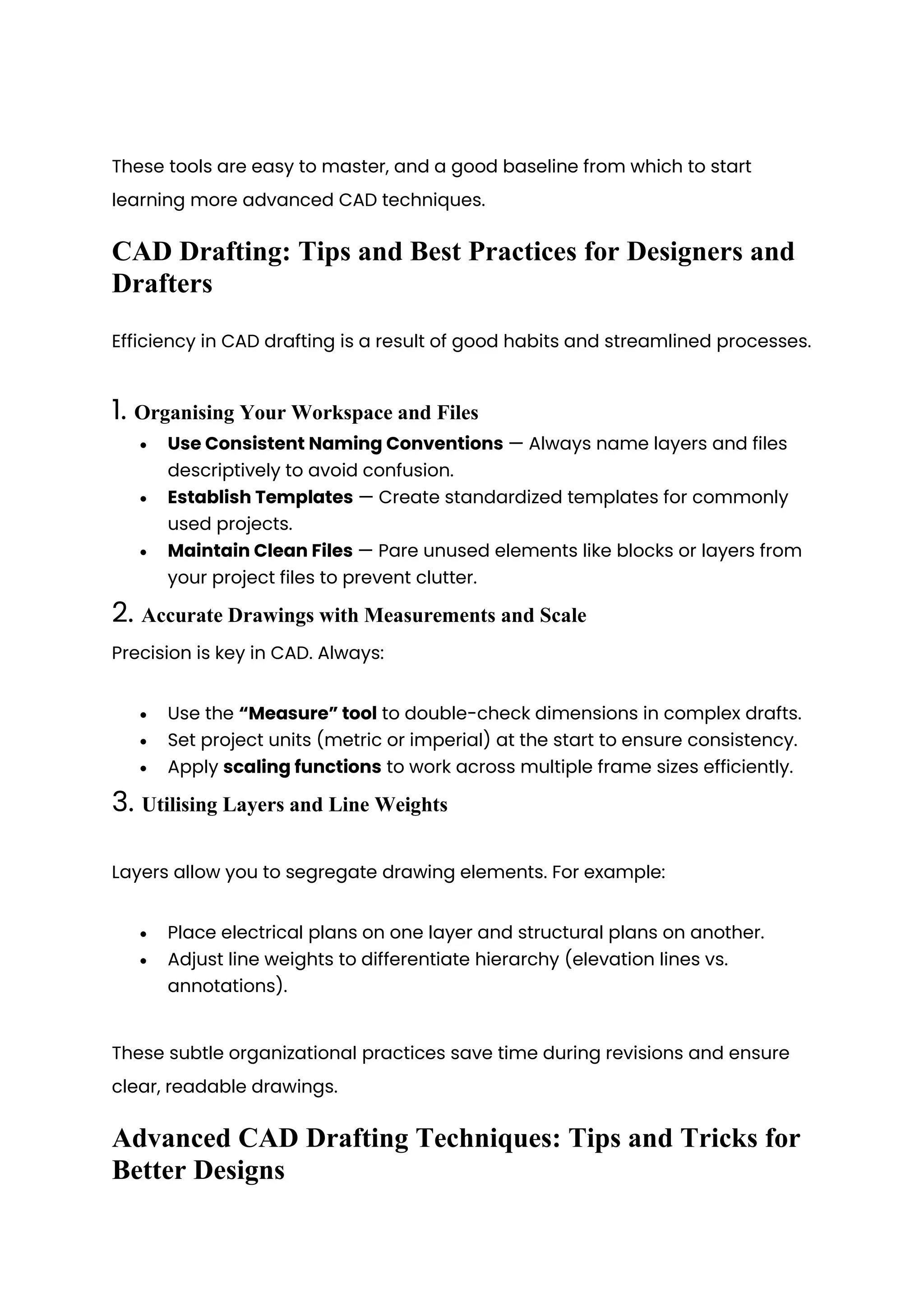 Mastering the CAD Drafting Process: A Comprehensive Guide | PDF
